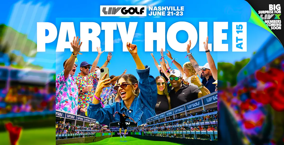 LIV Golf brings its famous Party Hole to Nashville | LIV Golf