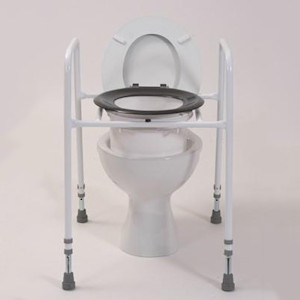 Medequip Products: Raised Toilet Seat & Frame - TOI720B
