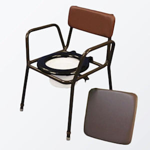 Medequip Products: Fixed Arm Fixed Height Commode - TOI730A