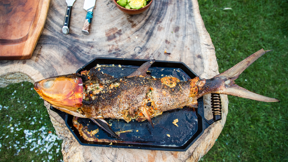 Video: How to Make Stuffed Awa with Kimi Werner | MeatEater Wild Foods