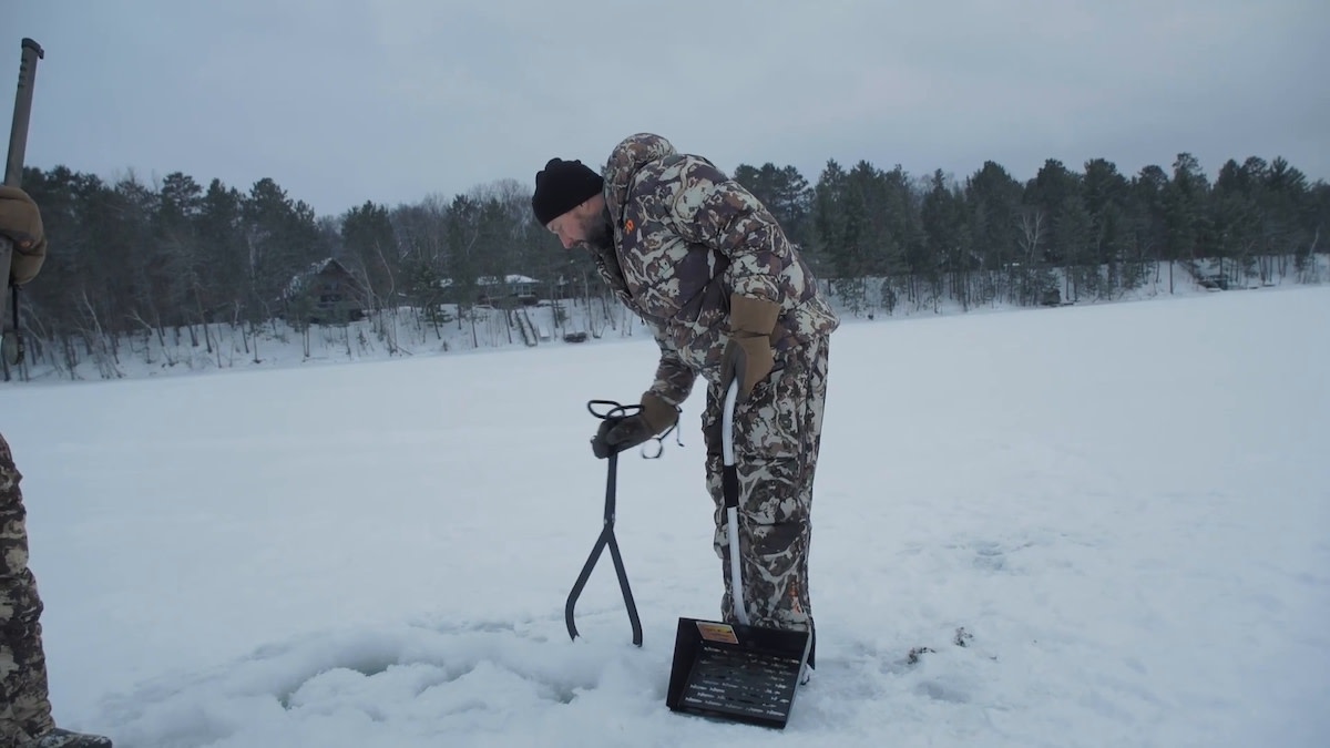 Video: How to Cut an Ice Spearing Hole | MeatEater Fishing