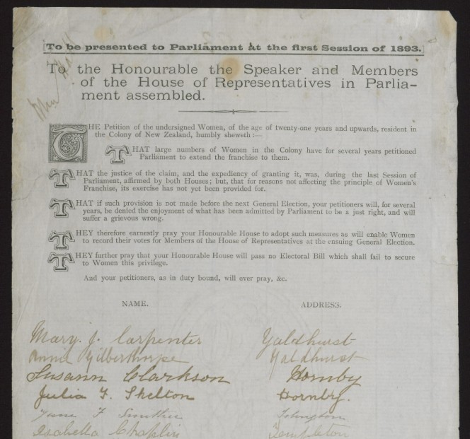 Crowdsourcing history: the women who signed the 1893 Women’s Suffrage ... Crowdsourcing history: the women who signed the 1893 Women’s Suffrage ...