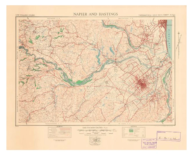 Topographical mapping | National Library of New Zealand