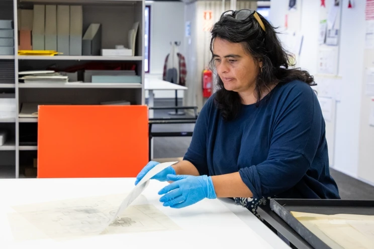 Caring for the John Scott collection | National Library of New Zealand