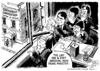 A bit of cheek: Ian Grant looks back on 27 years of the Cartoon Archive ...