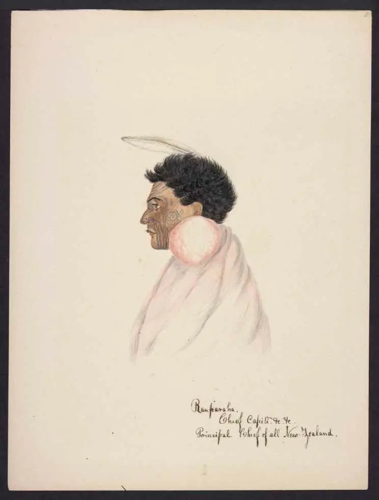 Head and shoulders opens | National Library of New Zealand