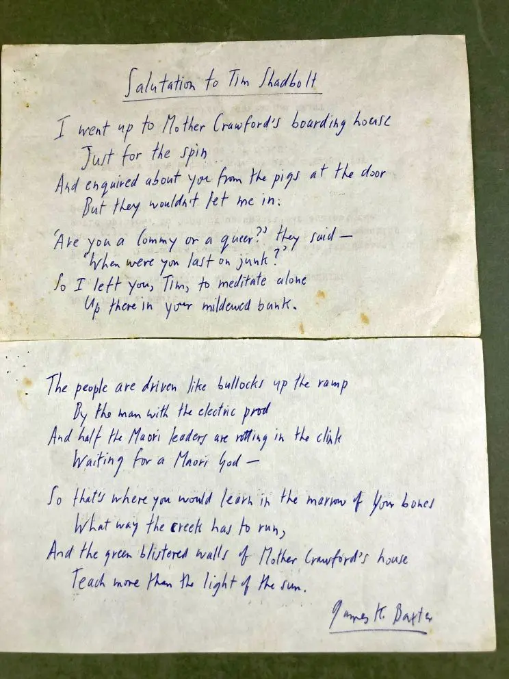 The story behind a spontaneous poem about Tim Shadbolt. | National ...