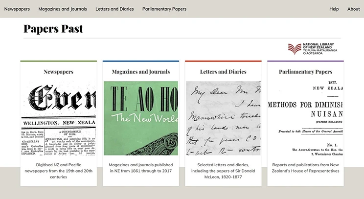 Ngā Tānga Reo Māori on Papers Past | National Library of New Zealand