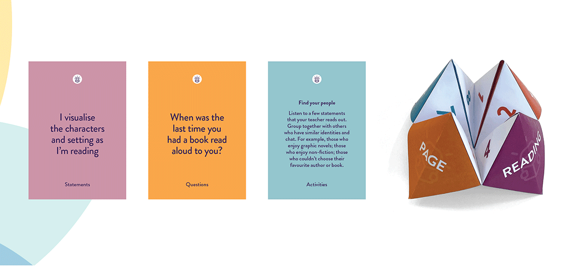 Cards and chatterbox to discover your reading identity | National ...
