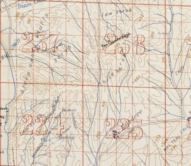 Godley's Map of Gallipoli | National Library of New Zealand