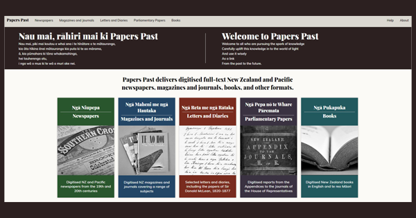 New Zealand Electronic Text Collection (NZETC) | National Library of ...