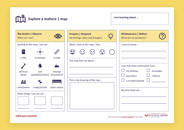 Explore a mahere | map | National Library of New Zealand