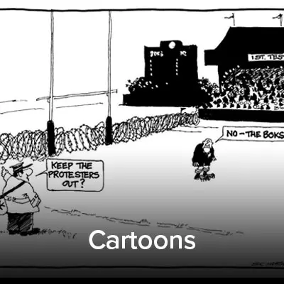 Springbok Tour demonstrations | National Library of New Zealand