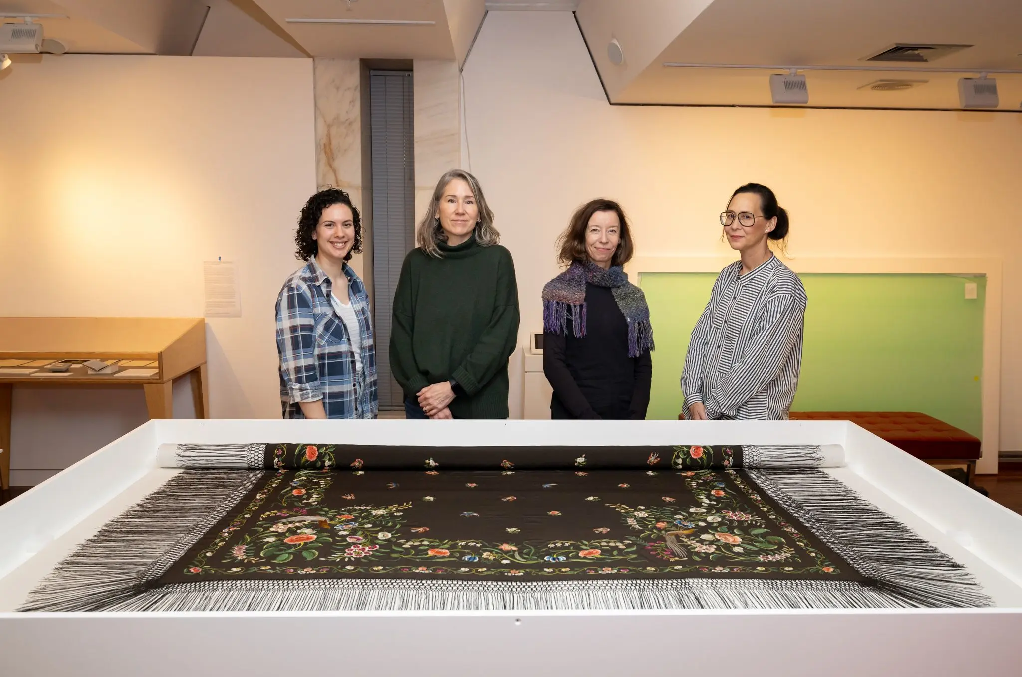 Behind the scenes — Caring for Katherine Mansfield's silk shawl ...