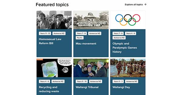 Discover, plan and teach with the new Hōpara Kaupapa | Topic Explorer ...