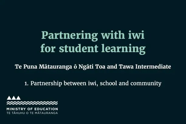 Partnering with iwi for student learning | Services to Schools
