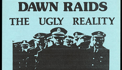 The dawn raids | National Library of New Zealand