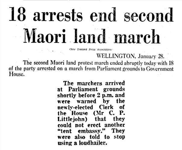 Topic Explorer - Māori Land March 1975 | Services to Schools