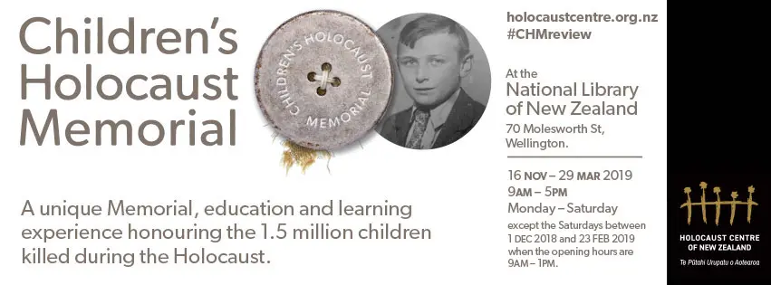 Children's Holocaust Memorial | National Library of New Zealand
