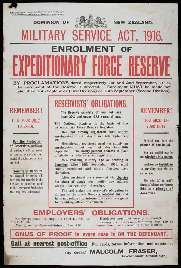 Conscientious objectors | National Library of New Zealand