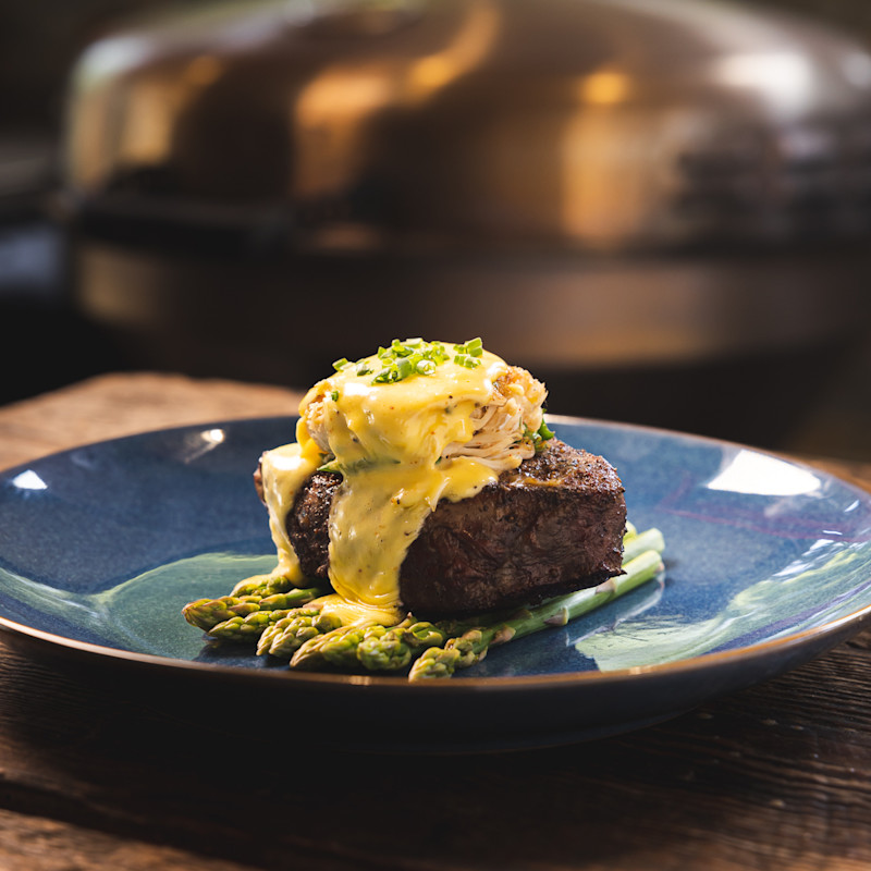 Oscar Filet Mignon with Hollandaise Sauce | recteq