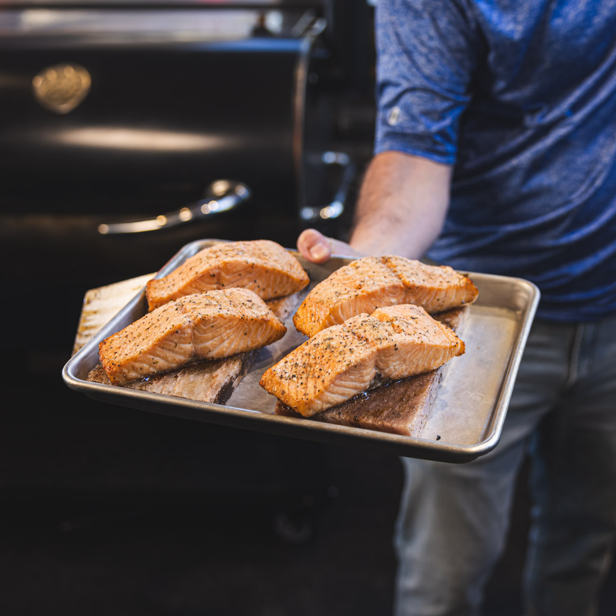 Salt Cured Roasted Salmon | recteq