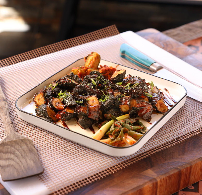 Poached Whole Octopus | recteq