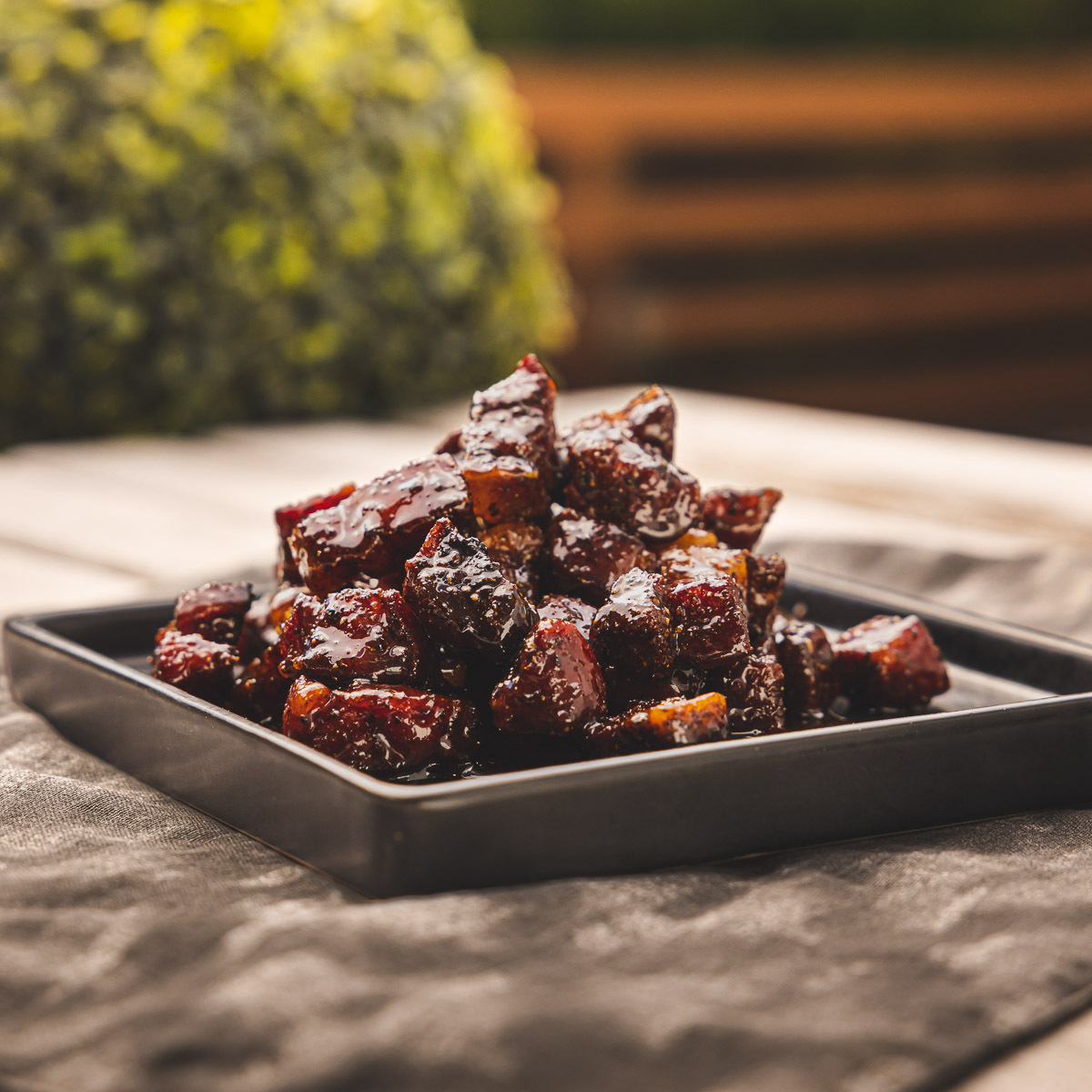 Baby Pork Belly Burnt Ends | recteq