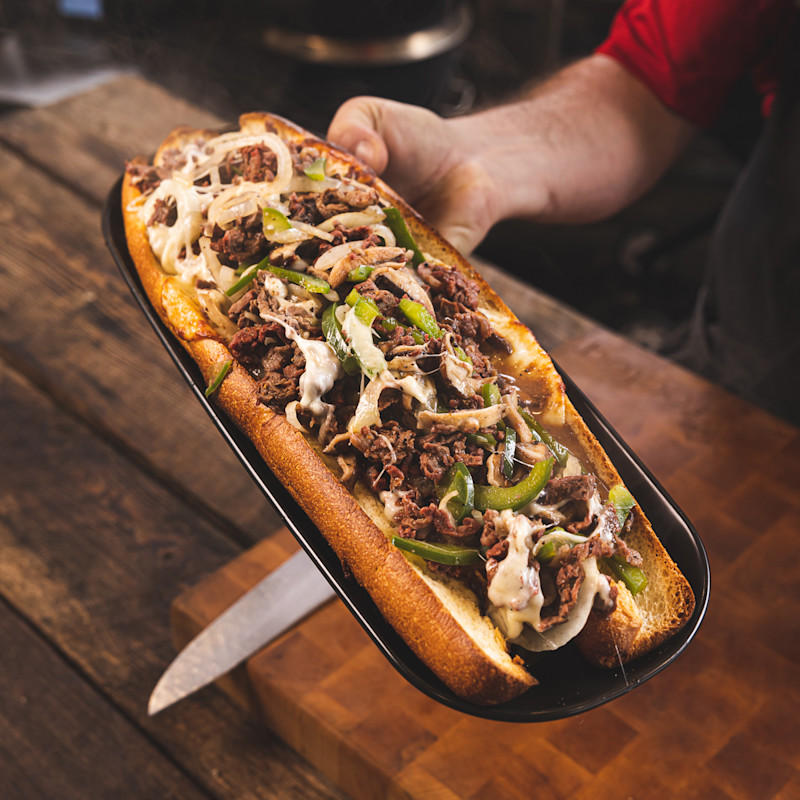 Classic Philly Cheesesteak Hoagies | recteq