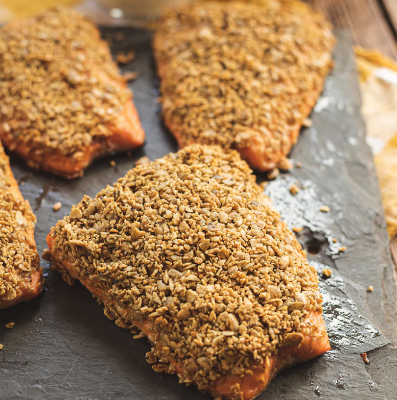 Pepita Crusted Salmon | recteq