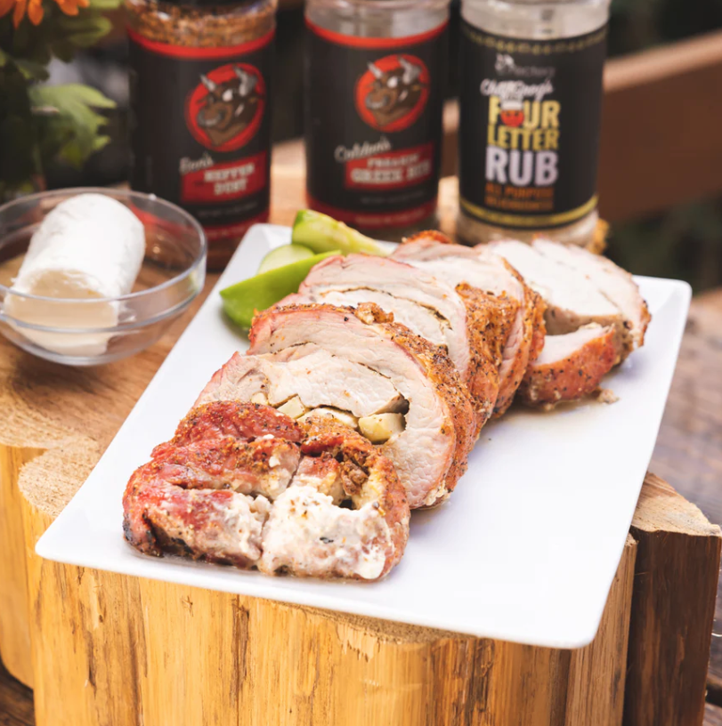 Smoked Cheese and Apple Stuffed Pork | recteq