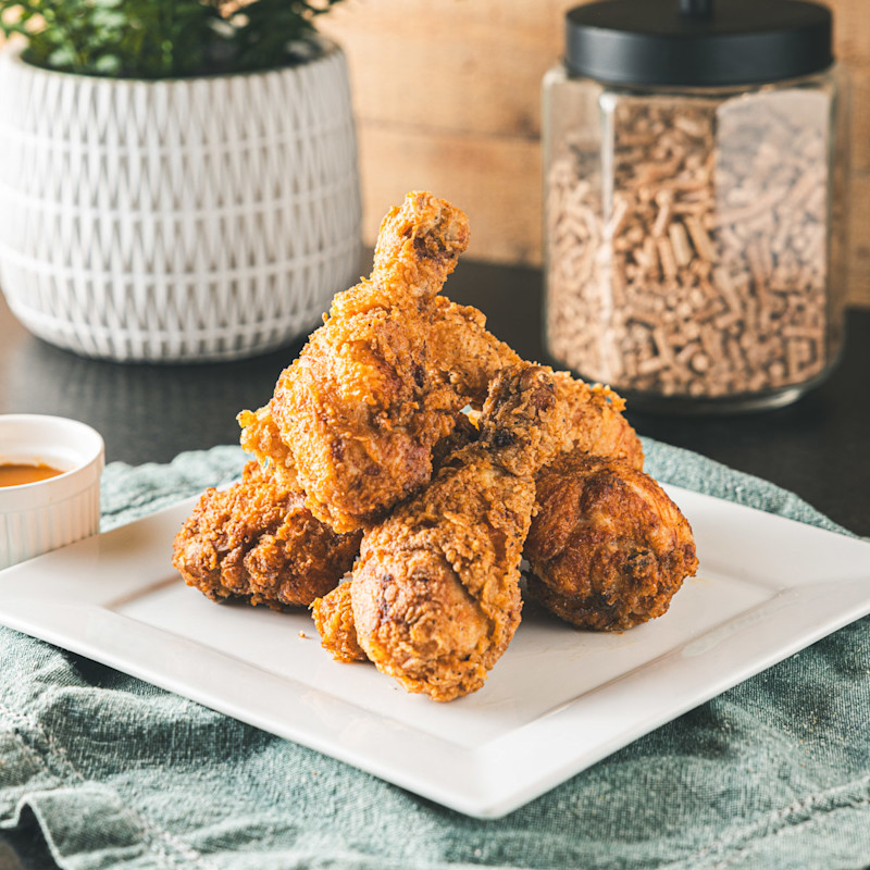 Fried Chicken Legs on SmokeStone | recteq