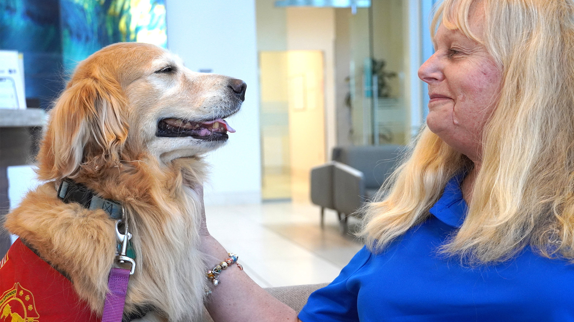 Pet Therapy Dogs Bring Comfort to Patients at Sharp | Sharp HealthCare