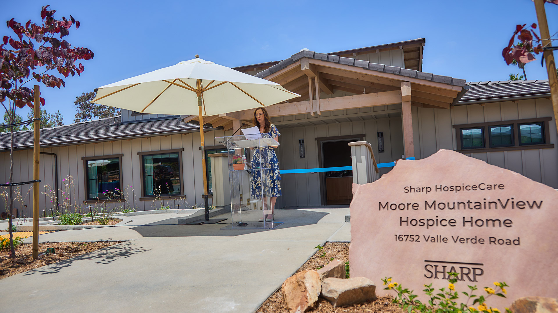 Moore MountainView Hospice Home Opens in Poway | Sharp HealthCare
