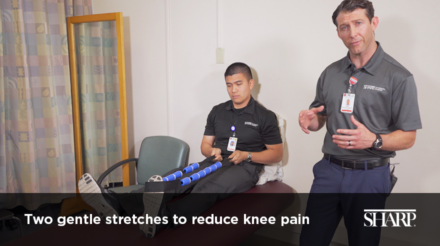 Gentle Stretches to Relieve Knee Pain Video | Sharp HealthCare