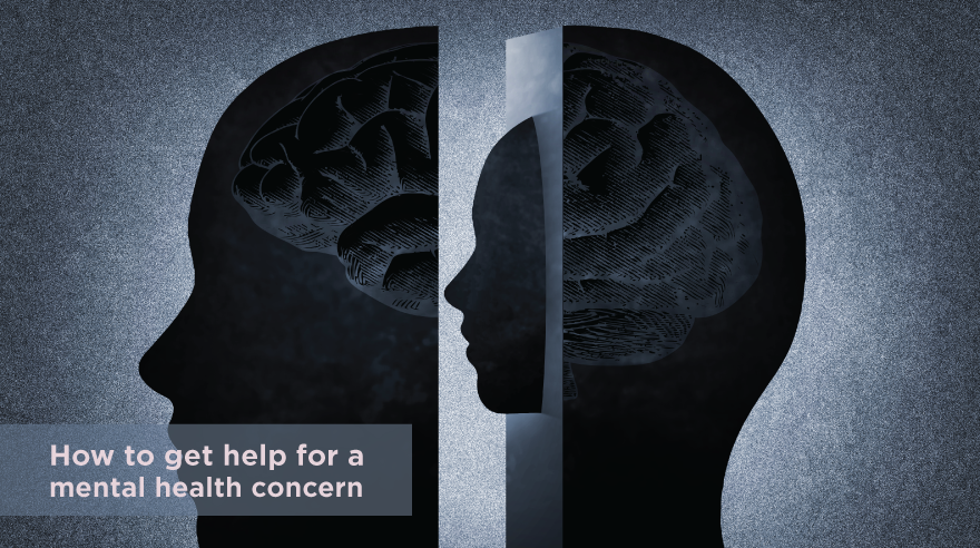 How to Get Help for a Mental Health Concern Infographic | Sharp HealthCare