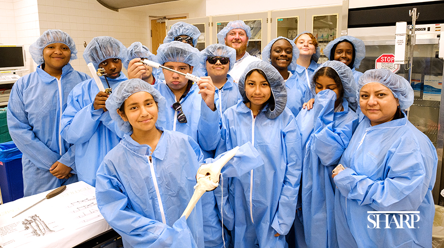 Field Trip to Sharp Grossmont Hospital Inspires Students | Sharp HealthCare