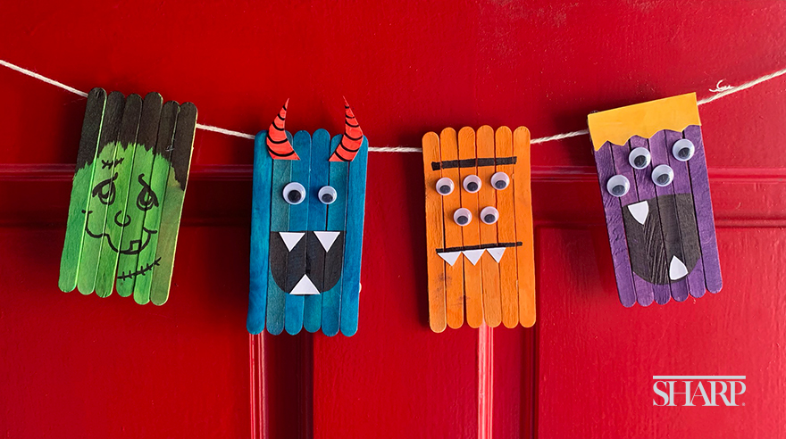 DIY Halloween Monster Decorations | Sharp HealthCare