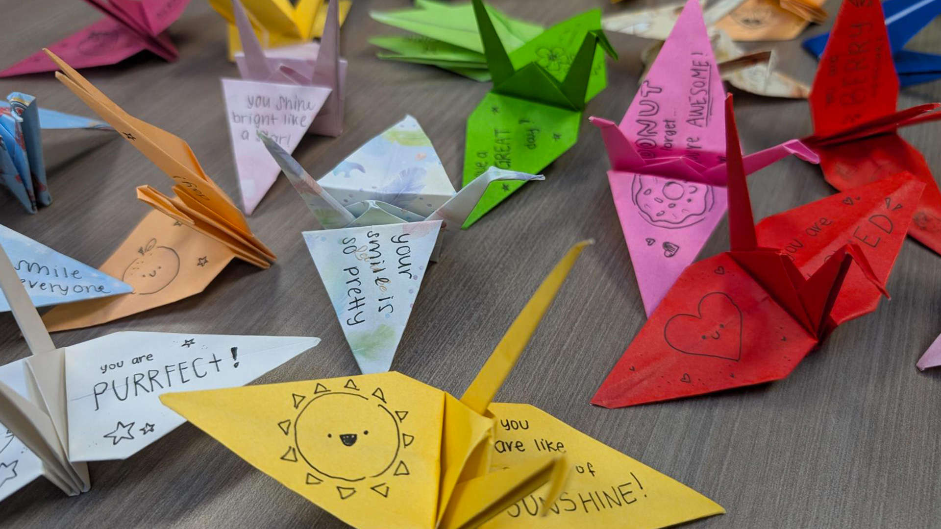 Sharp Chula Vista Volunteer Makes Paper Cranes | Sharp HealthCare