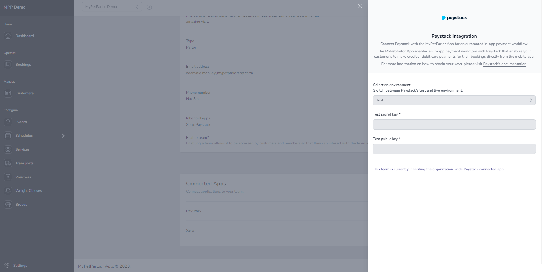 Integration with PayStack | MyBusiness App