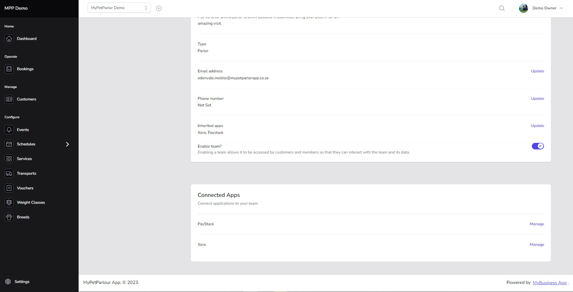 Integration with PayStack | MyBusiness App