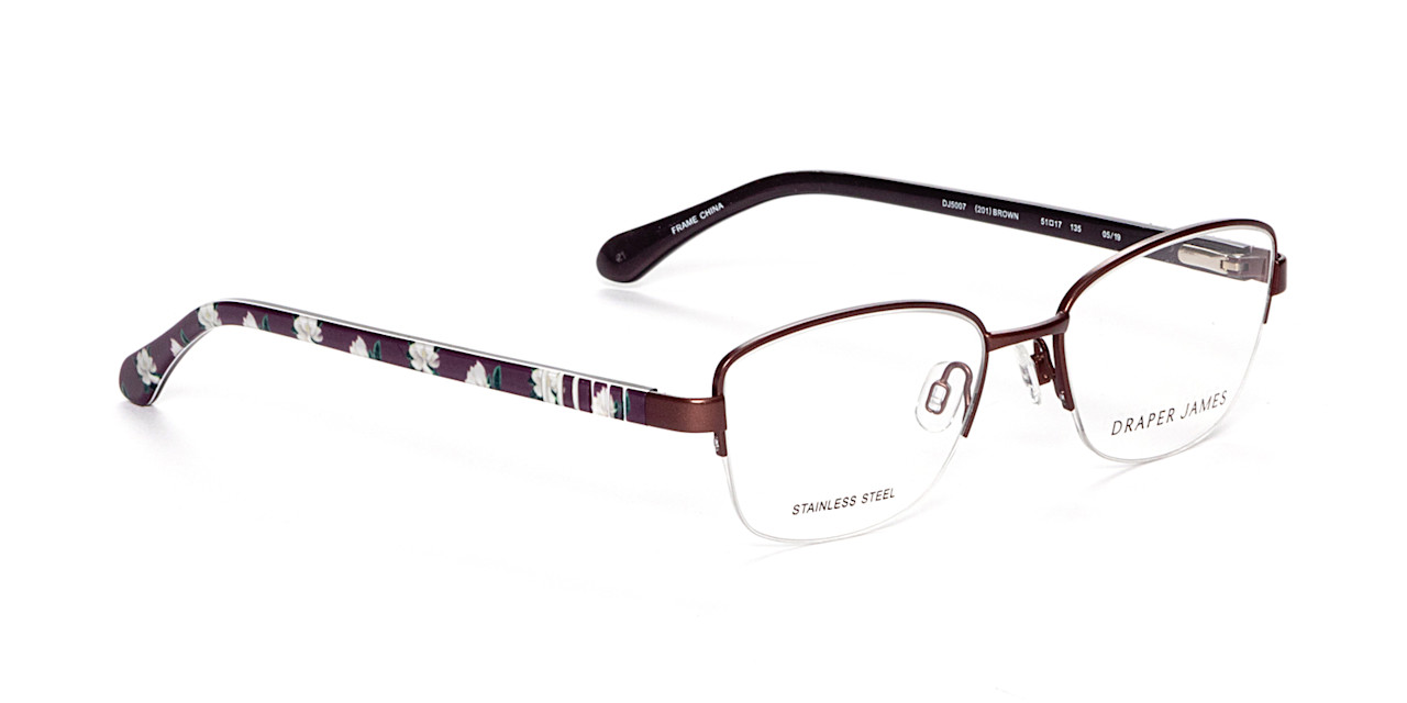 Brown DJ5007 Eyeglasses | Nationwide Vision