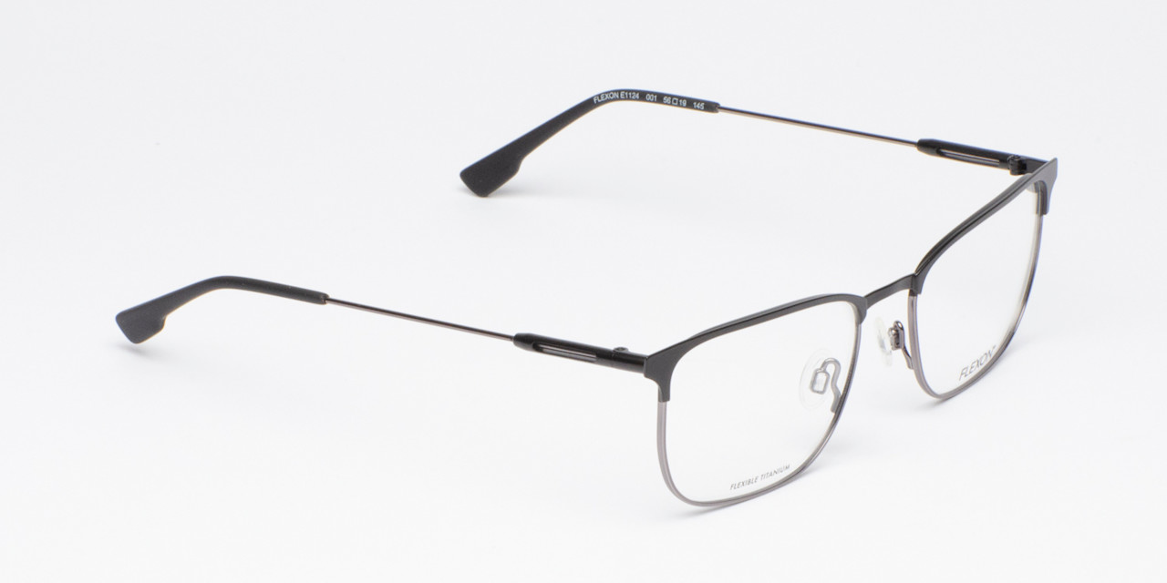 Black FLEXON E1124 Eyeglasses | Clarkson Eyecare