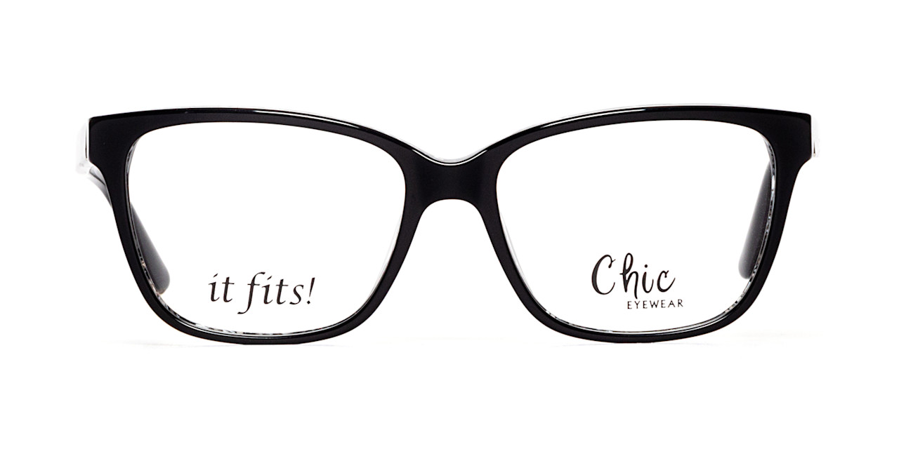 Black Chic-Justine Eyeglasses | Nationwide Vision