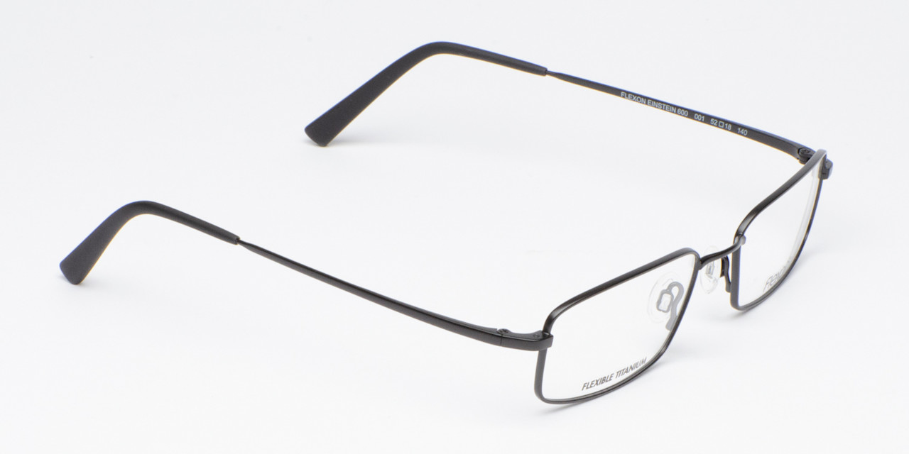 Black FLEXON EINSTEIN 600 Eyeglasses | Clarkson Eyecare