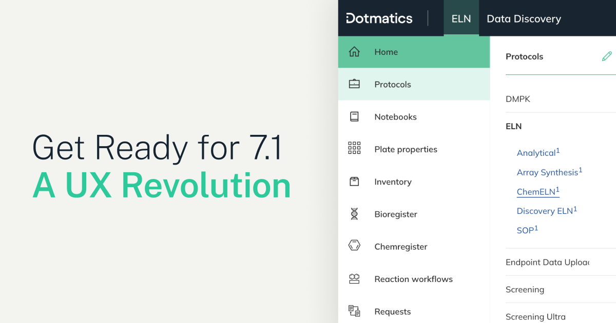 Get Ready for Dotmatics 7.1: A UX Revolution
