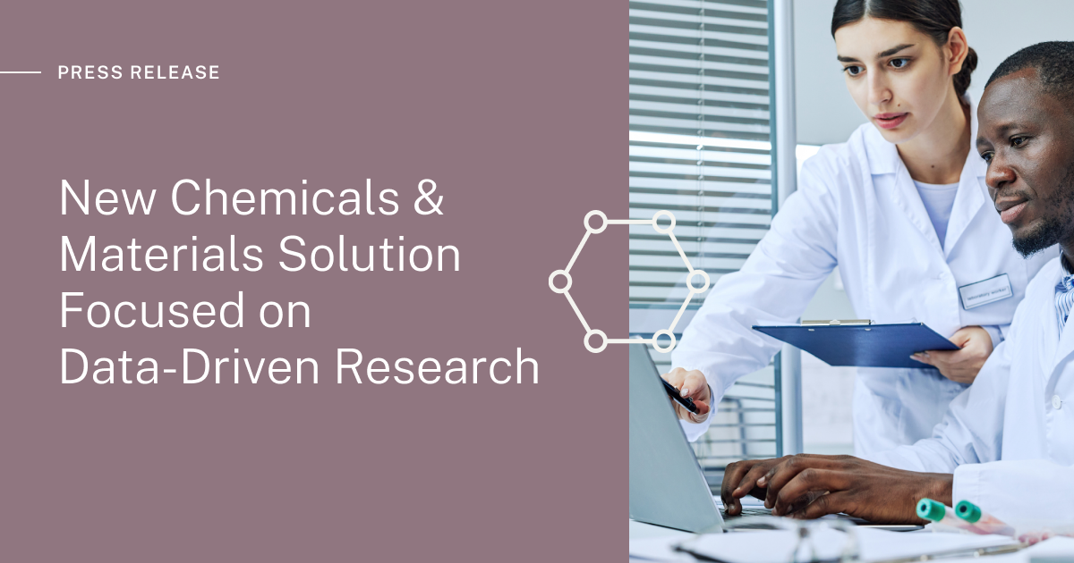 Dotmatics Releases New Chemicals & Materials Solution Focused on Data-Driven Research to ...