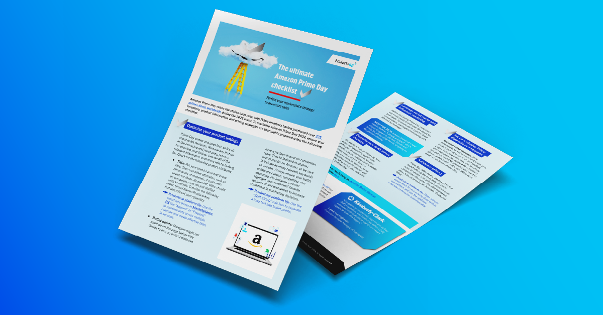 Amazon Prime Day checklist | Productsup