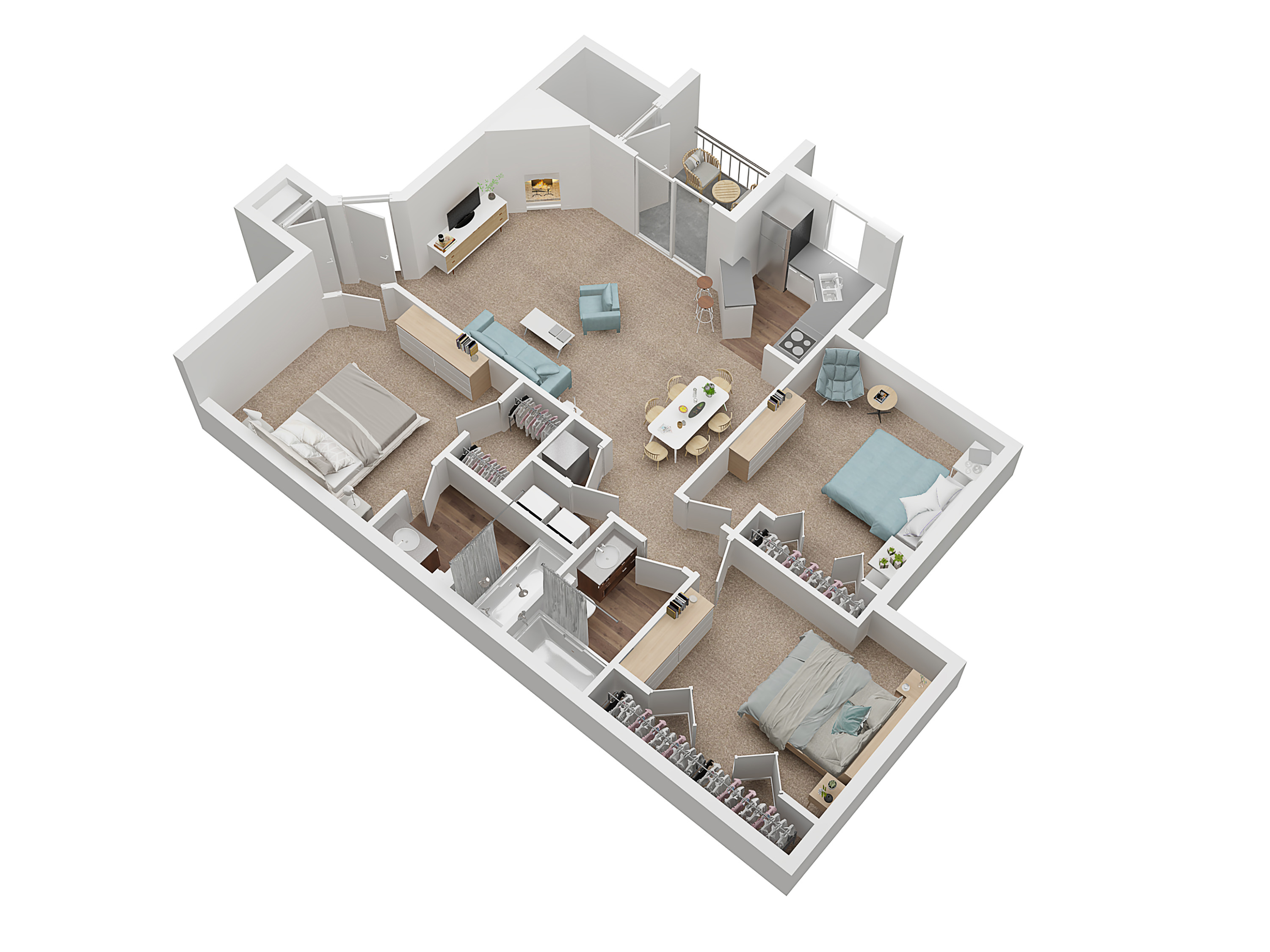 The Frederick apartments in Orlando, FL 32812 | 1 - 3 Bedroom Apts ...