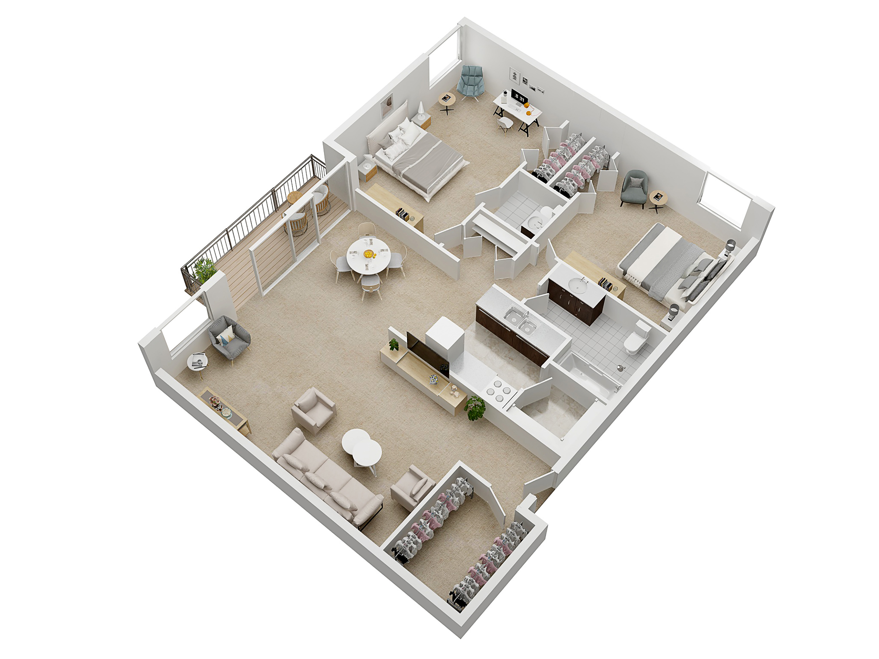 Traver Crossing, Ann Arbor, Michigan | 1 - 2 Bed Apartments Floorplans ...